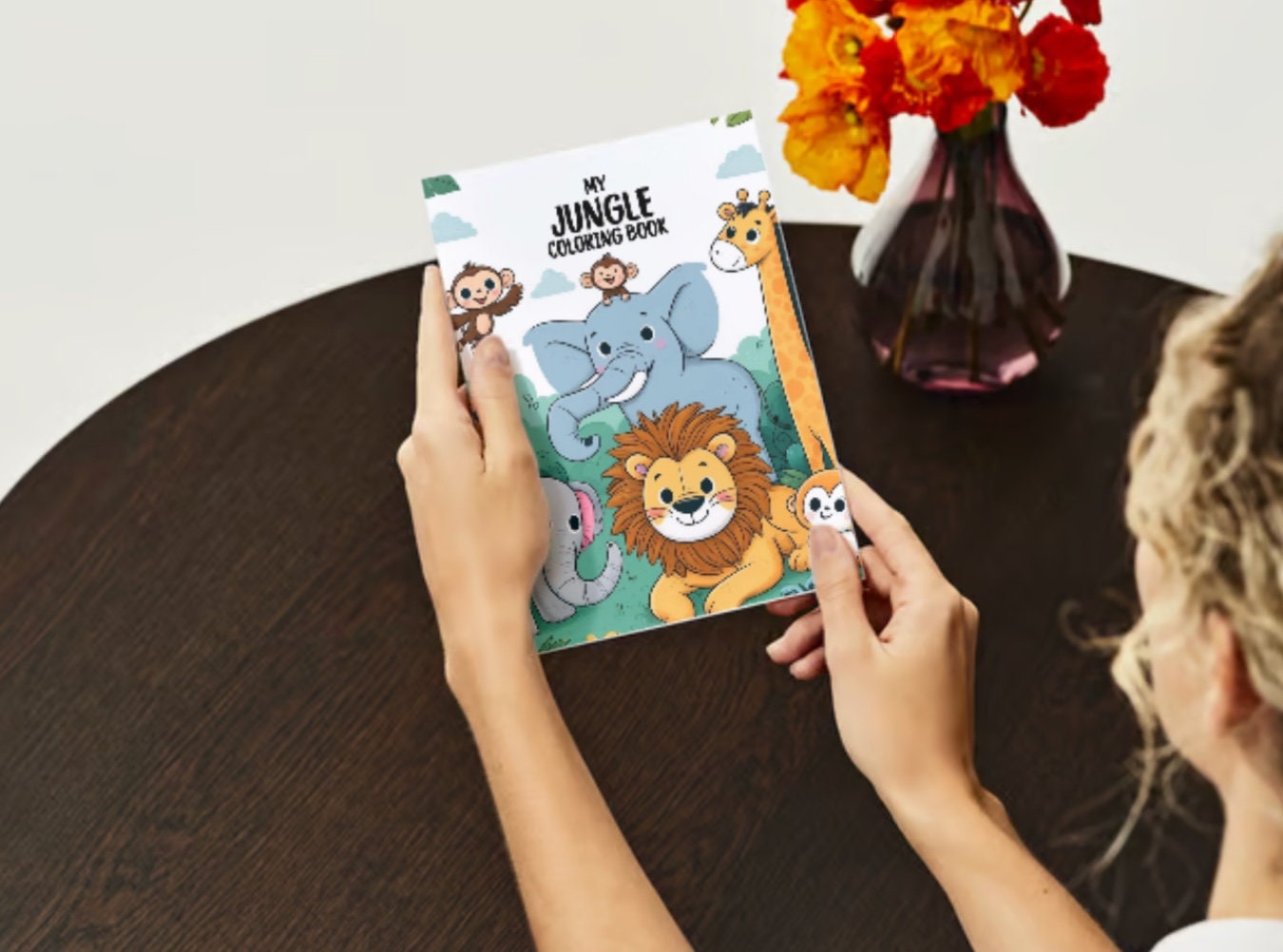 Jungle Adventure Coloring Book Kids - Toddlers | Fun Animal Designs ...