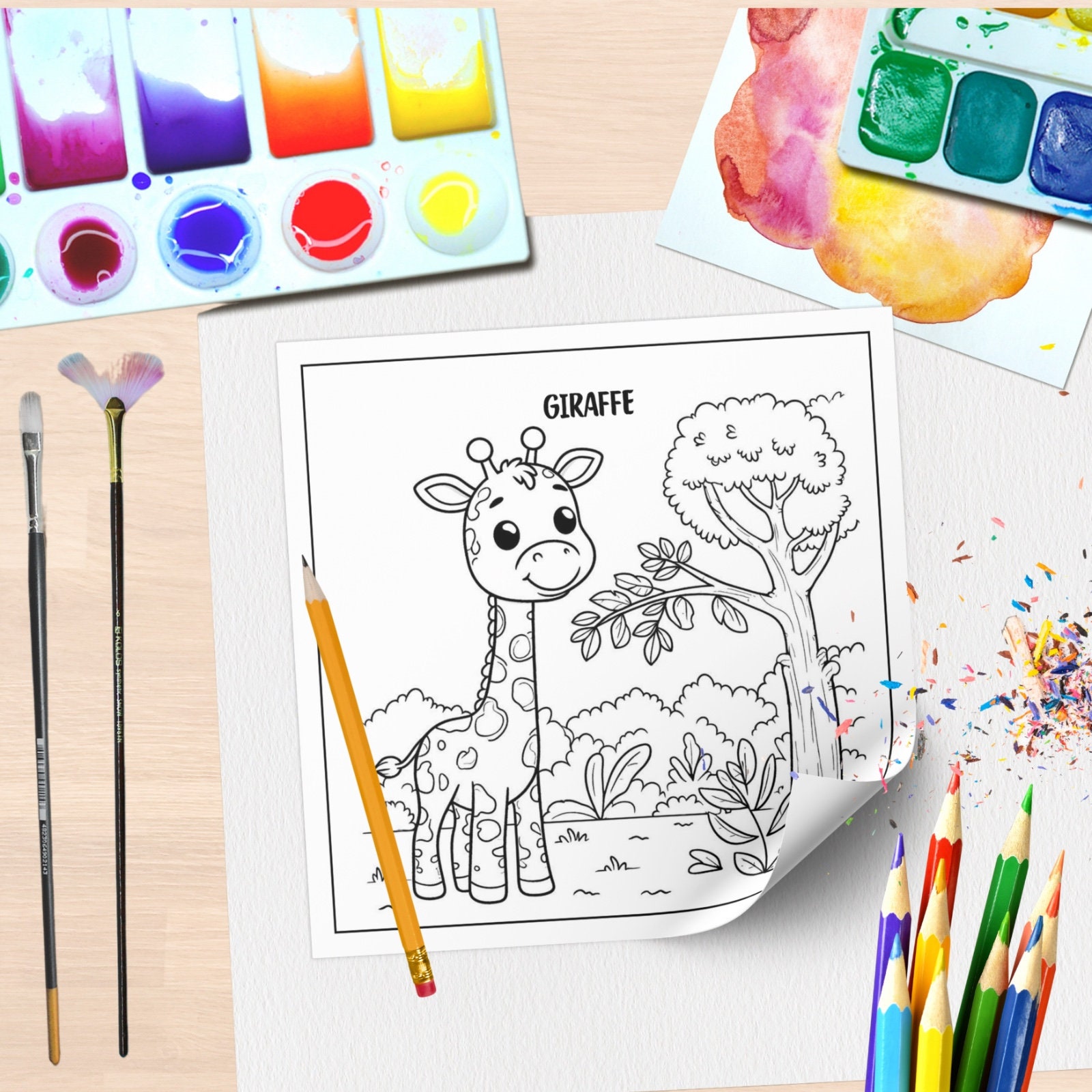 Jungle Adventure Coloring Book Kids - Toddlers | Fun Animal Designs ...
