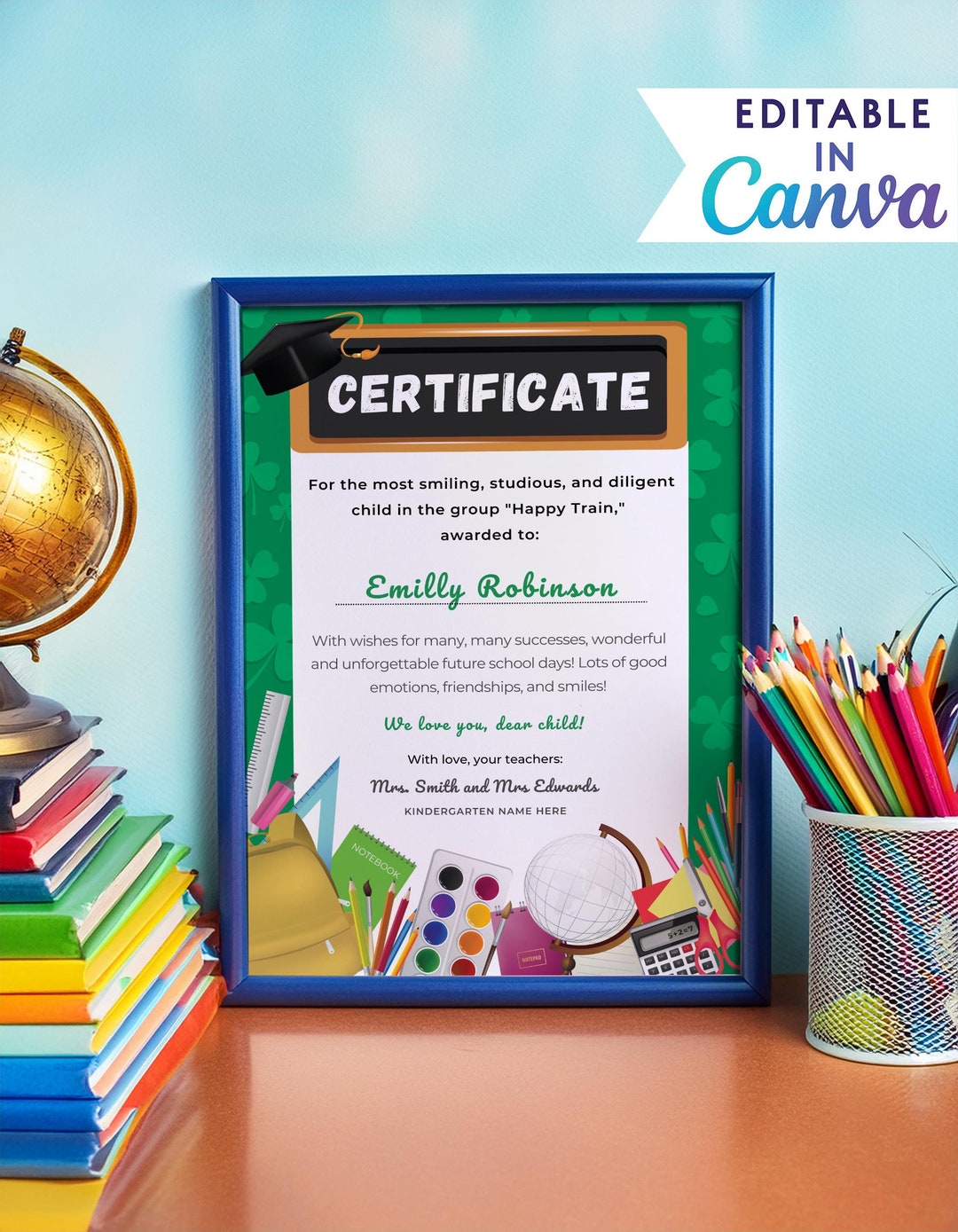 Editable School Awards, End of Year Awards, Personalized School ...