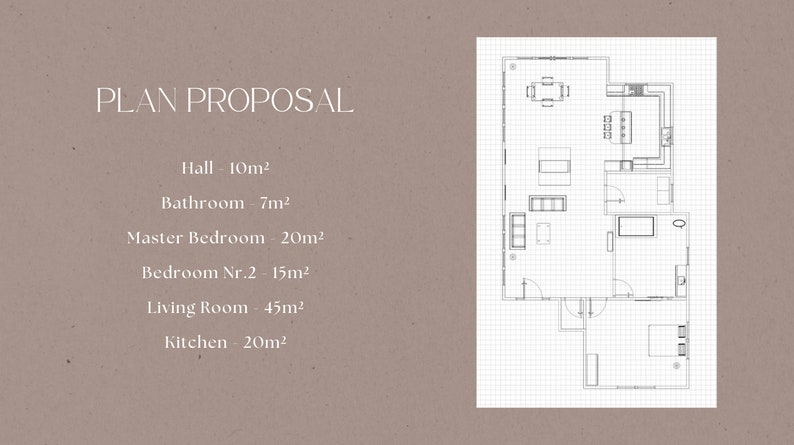 Interior Design Fee Proposal Template for Interior Designers, Canva ...