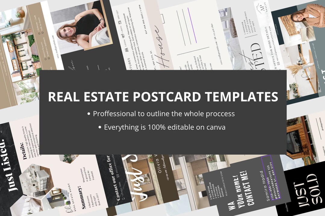 Editable Real Estate Post Card Bundle Template, Farming Material, Real ...