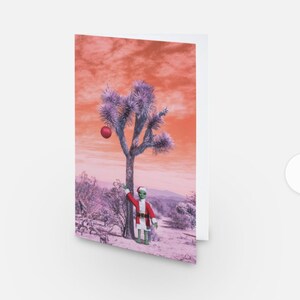 Alien Holiday Card Joshua Tree Christmas Card - Etsy