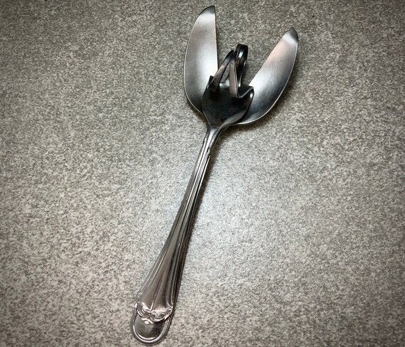 Welded Stainless Steel Cutlery Angel Wallhanging B - Etsy