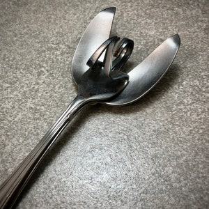 Welded Stainless Steel Cutlery Angel Wallhanging B - Etsy