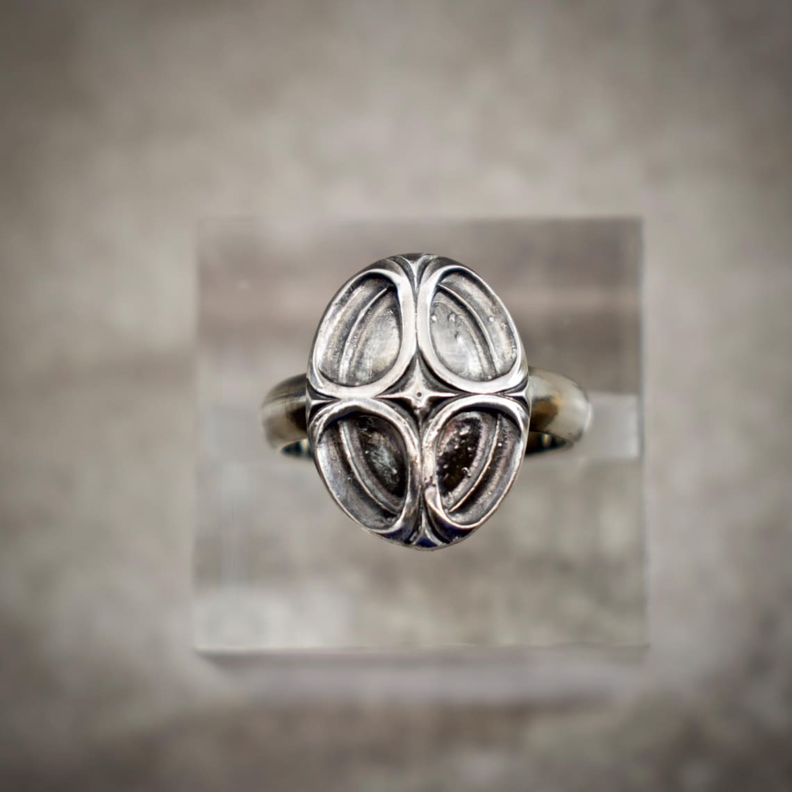 Gothic Window Sterling Silver Ring - Etsy