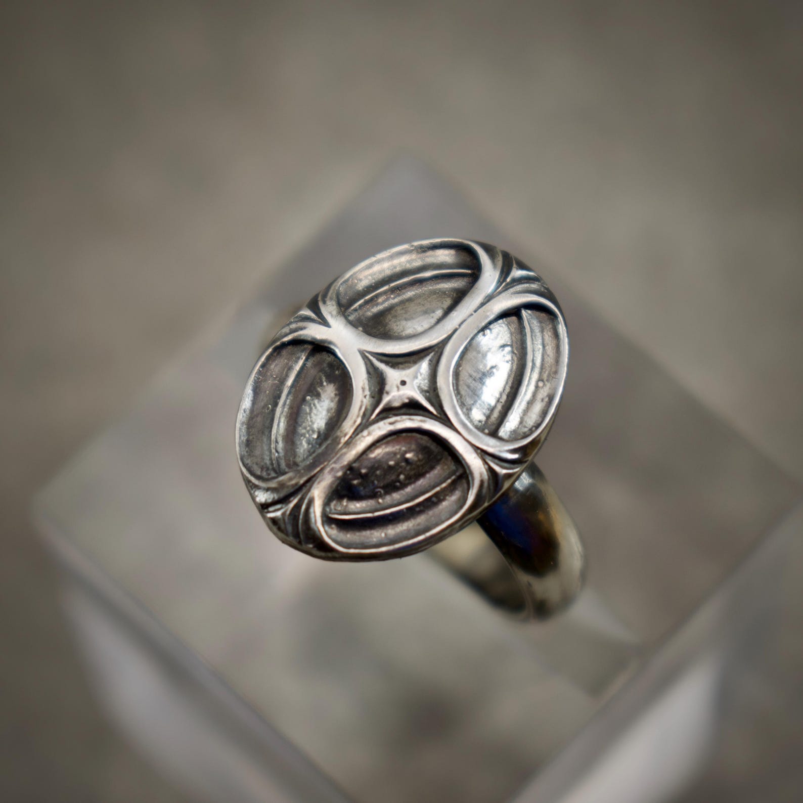 Gothic Window Sterling Silver Ring - Etsy