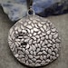 Art Nouveau Armand Bargas Sculpture Blue Glass Enamel Pendant in Fine ...
