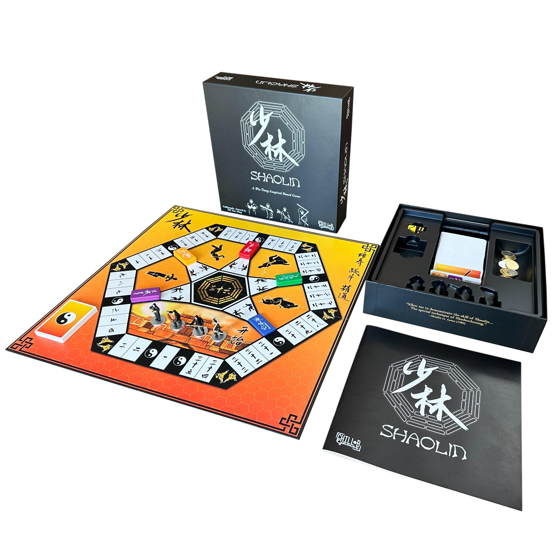 Shaolin Wu-tang-inspired Board Game: Trivia & Strategy - Etsy