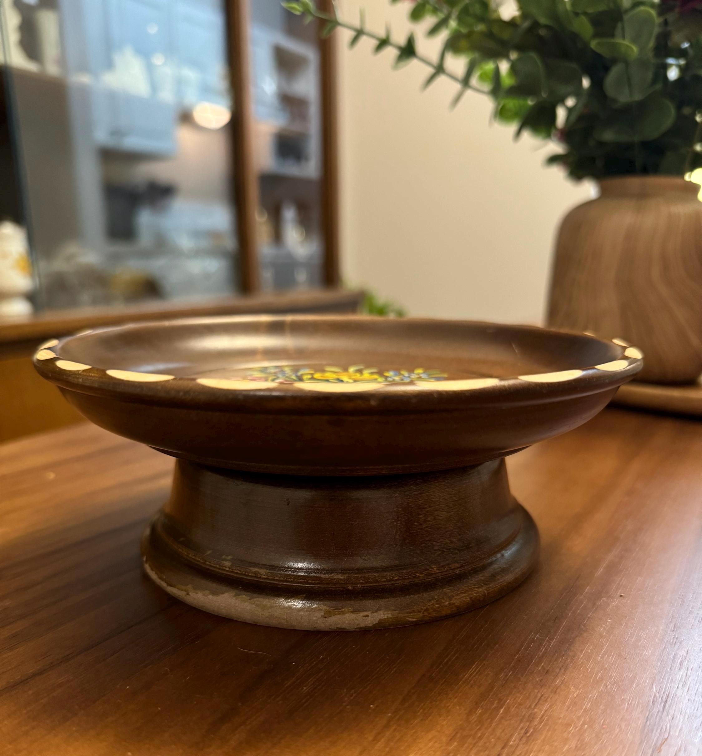 Vintage Swiss Reuge Hand Crafted Wooo Rotating Plate Music Box With ...