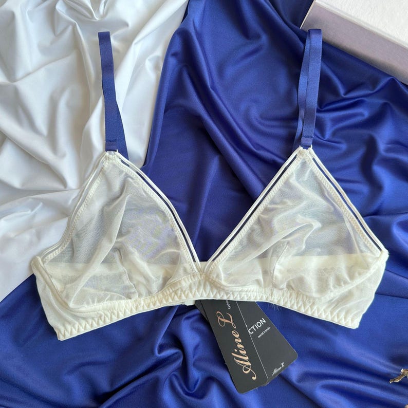 White Mesh Lingerie Set, Transparent Lingerie Set, Mesh Lingerie ...