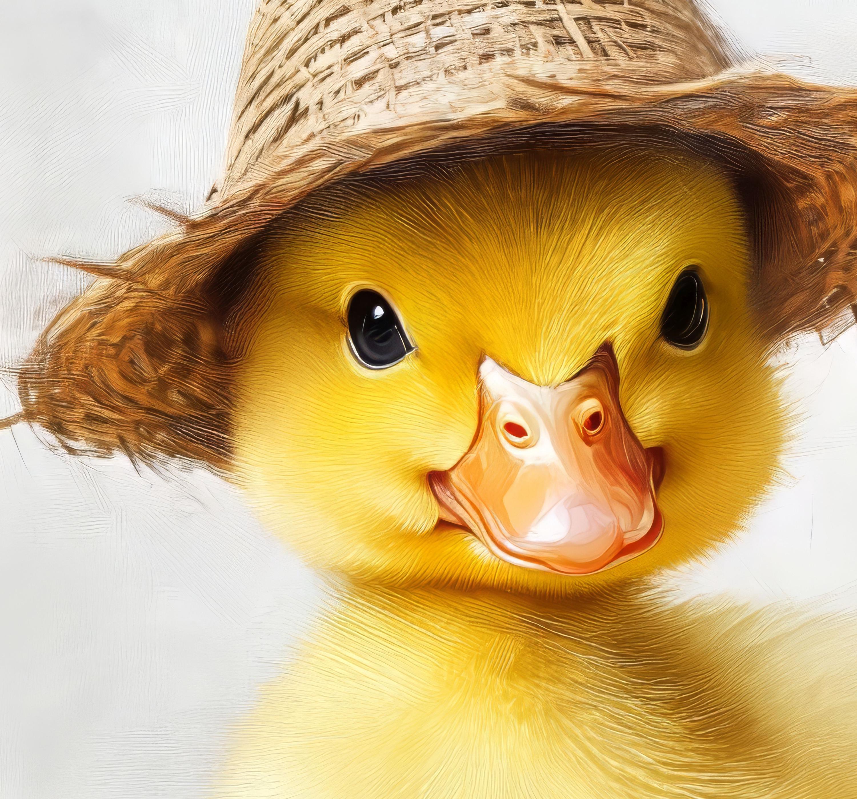 Duckling Portrait Art Prints: Farmhouse Nursery Decor (digital Download ...