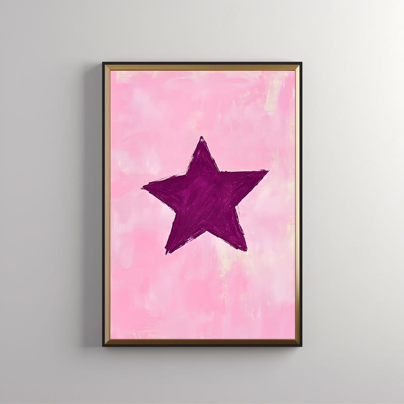 Star Poster - Etsy