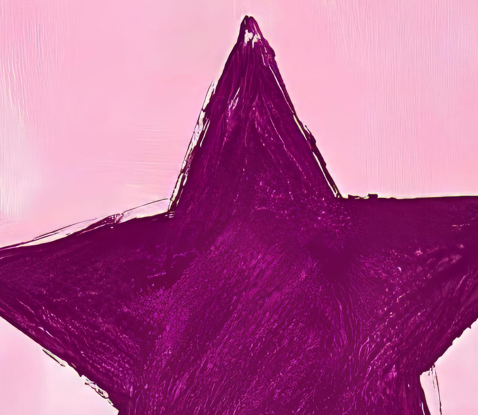 Pink Retro Star Print: Retro Star Poster, Pink Star, Hand Drawn Star ...