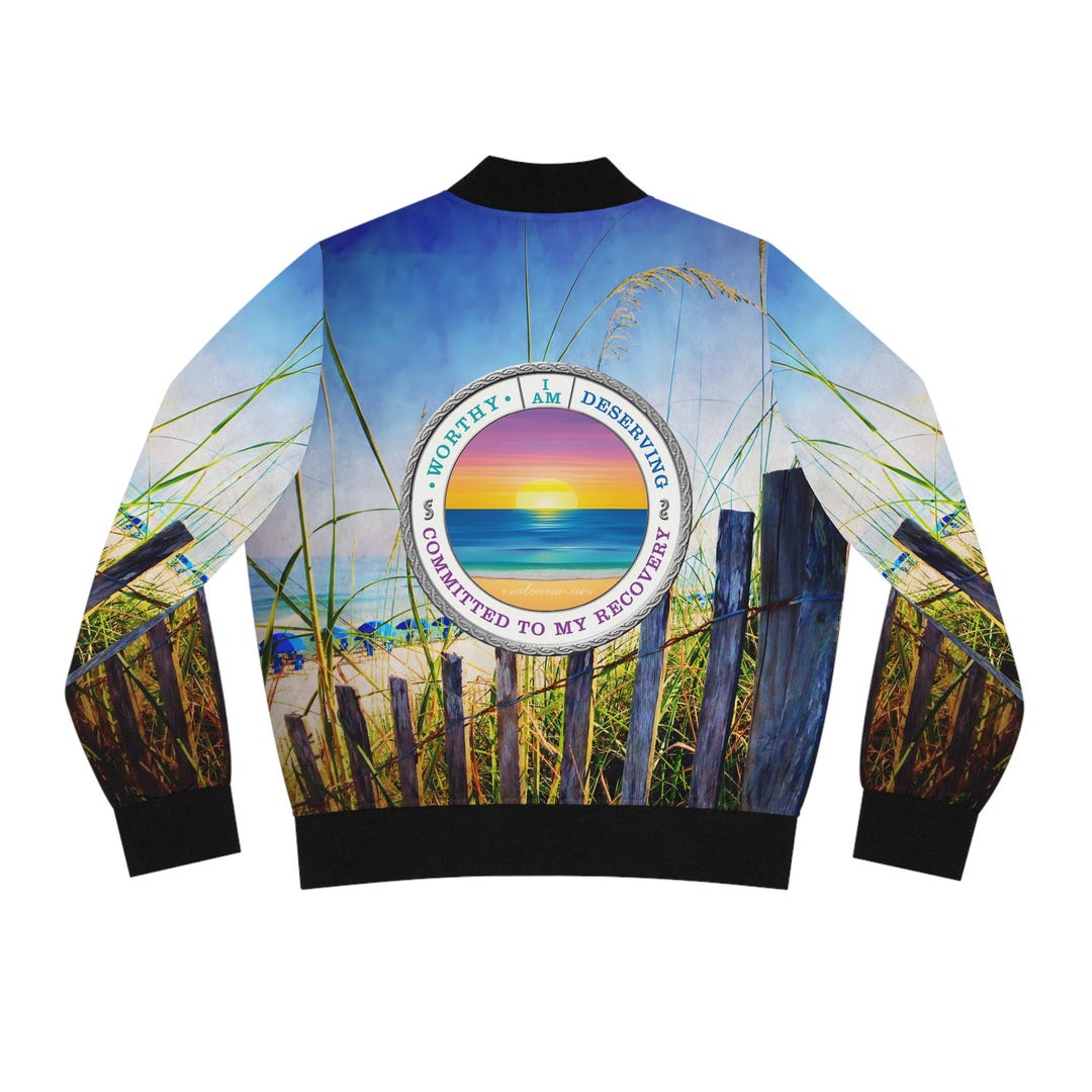 Womens Bomber Jacket, Seaside 30A, Graphic Bomber, Eating Disorder ...