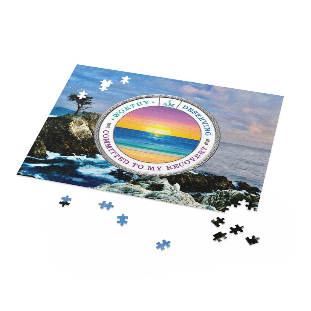 Recovery Themed Puzzle, 500 Piece Jigsaw Puzzle, Pebble Beach, From the ...