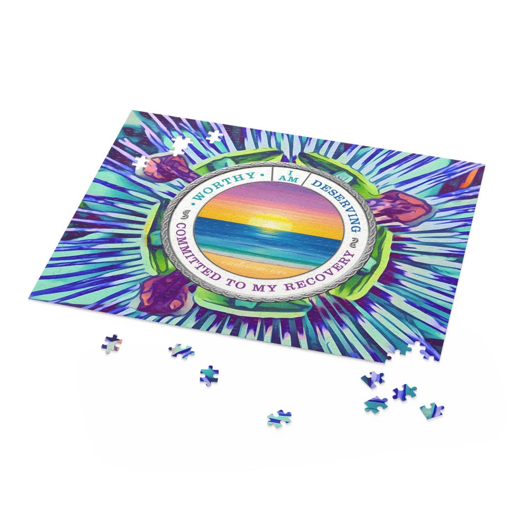 Recovery Themed Puzzle, 500 Piece Jigsaw Puzzle, Passion Flower, From ...