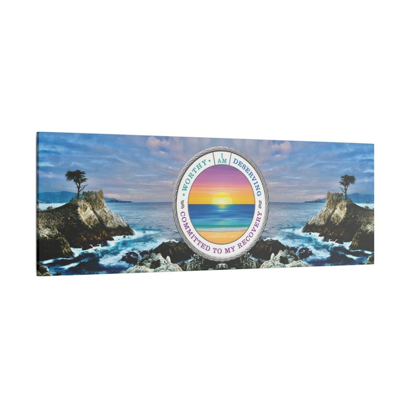 Canvas Wall Art, Recovery Themed Home Decor, Sobriety Gift, Sober ...