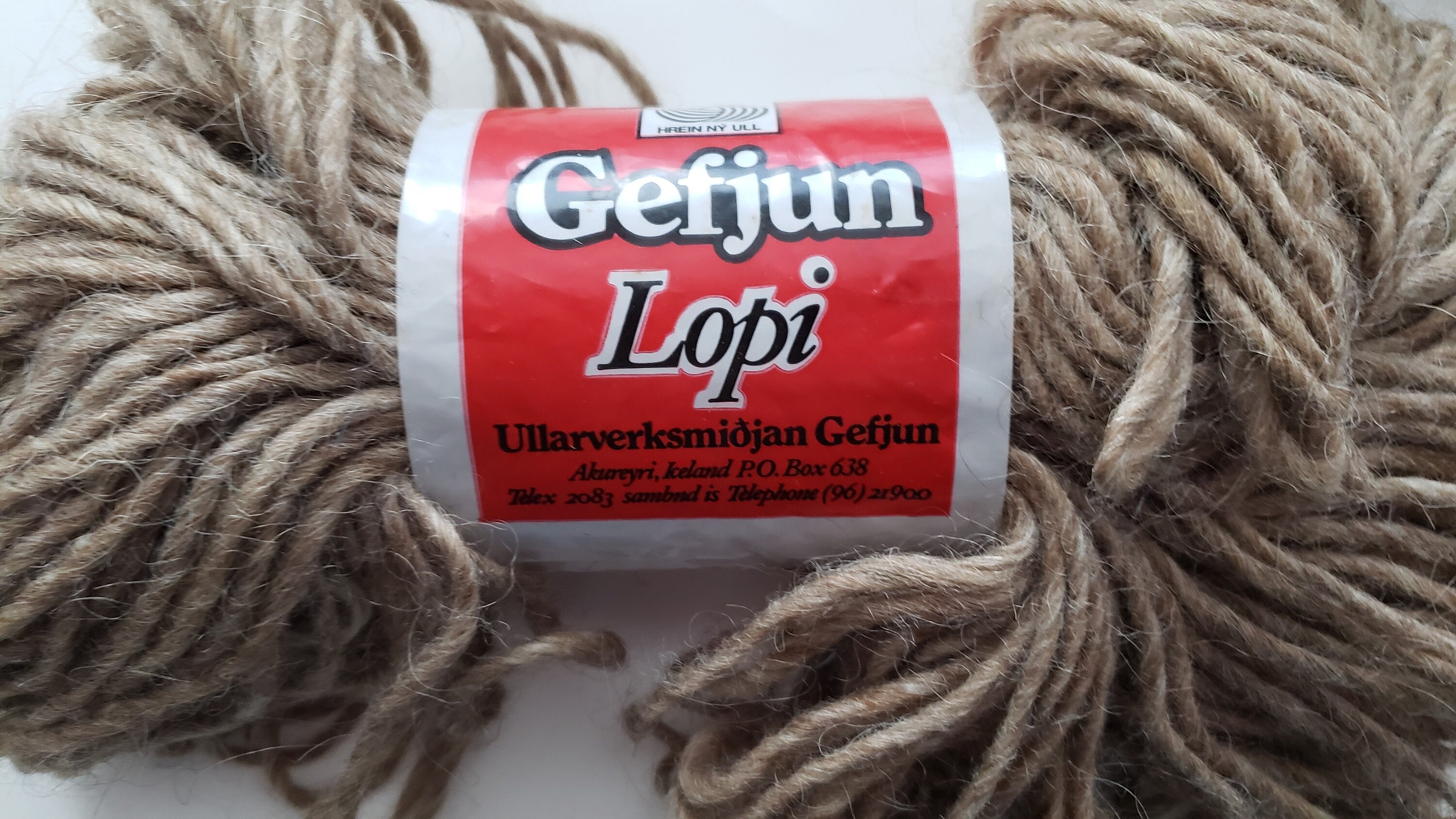 Gefjun Lopi brown vintage 100 % wool felting knitting 4 ounces | Etsy