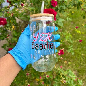 Y2K Baddie 16oz Cup Retro Aesthetic, 2000s Vibes, VSCO Girl Essential ...