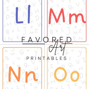 Preschool Printable Alphabet and Numbers Flash Card | Printable ...
