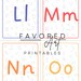 Preschool Printable Alphabet and Numbers Flash Card | Printable ...