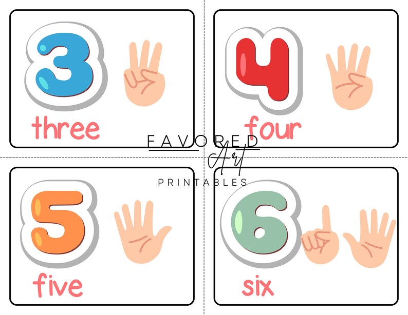 Preschool Printable Alphabet and Numbers Flash Card | Printable ...