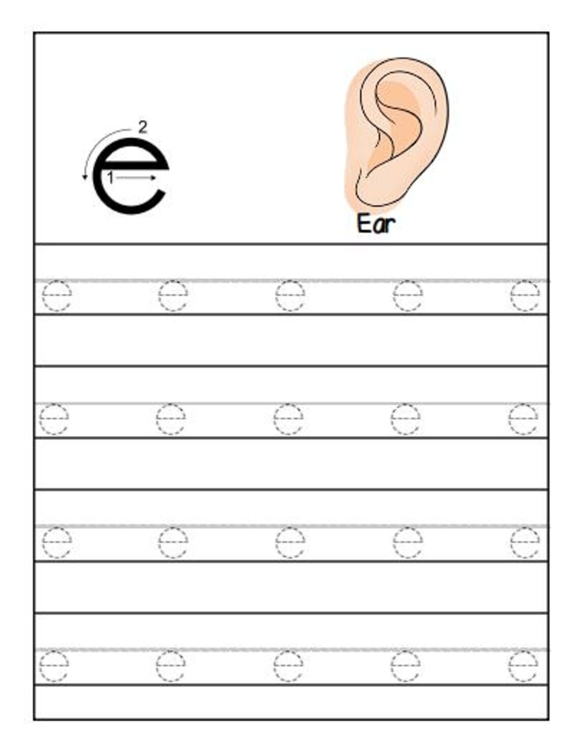 26 Printable Alphabet Tracing Worksheet for Preschool Upper Case and ...