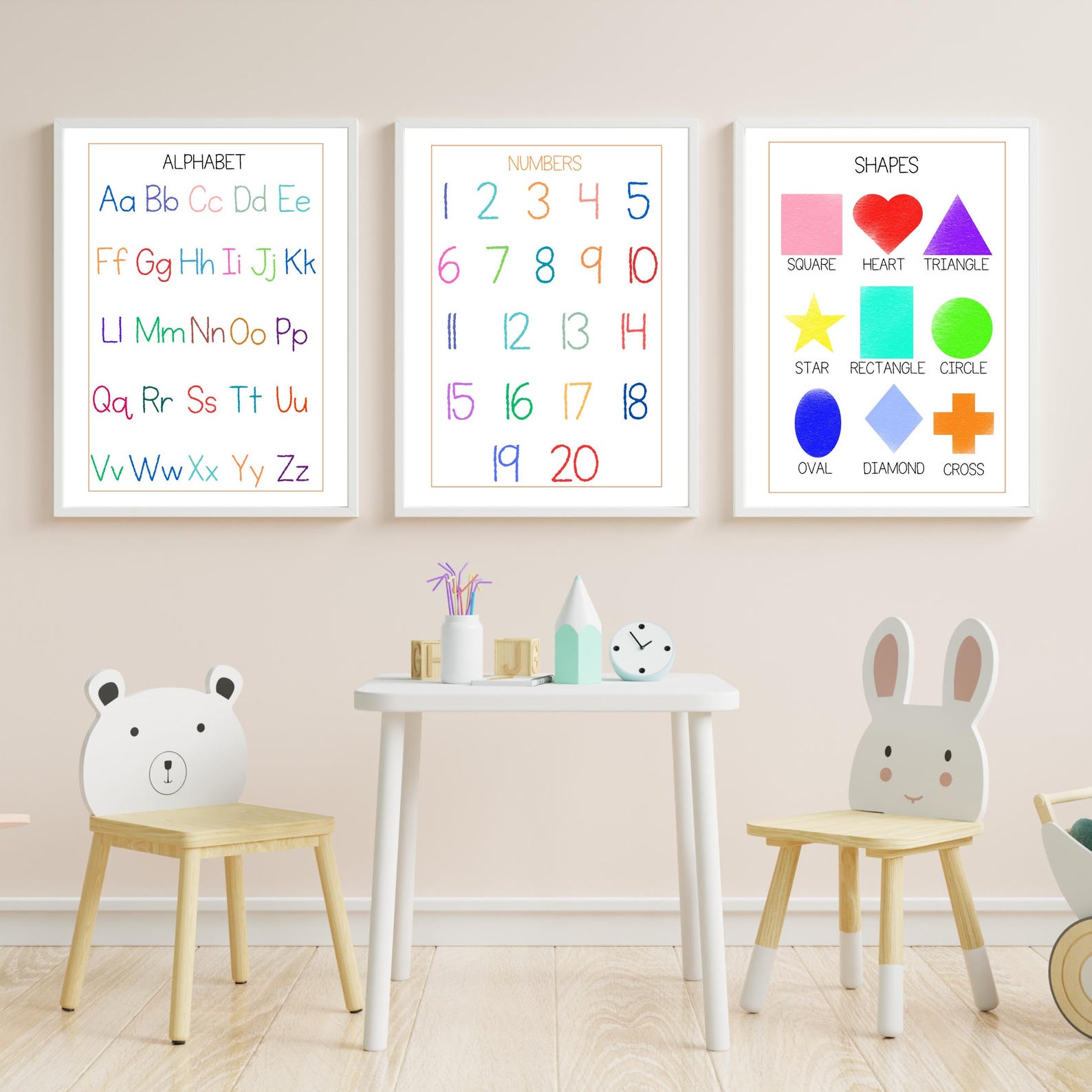 Educational Poster for Preschool Learning | Classroom Poster Alphabet ...