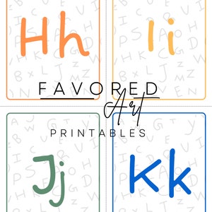 Preschool Printable Alphabet and Numbers Flash Card | Printable ...