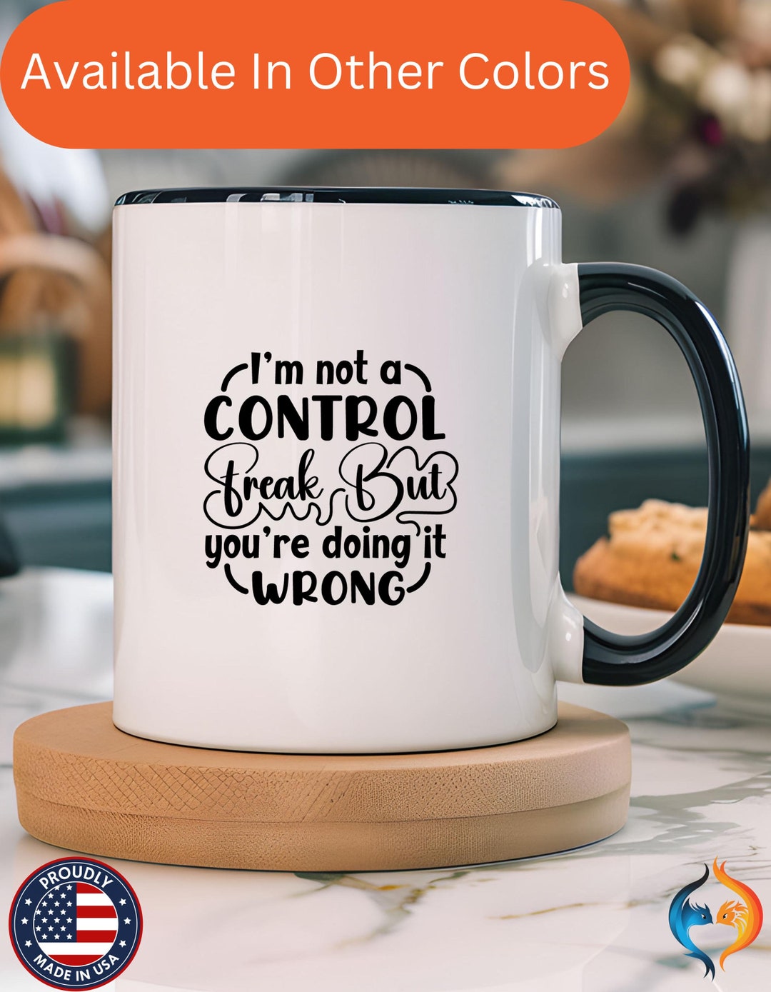 Funny Office Humor Coffee Mug: Control Freak Gift, White Elephant - Etsy