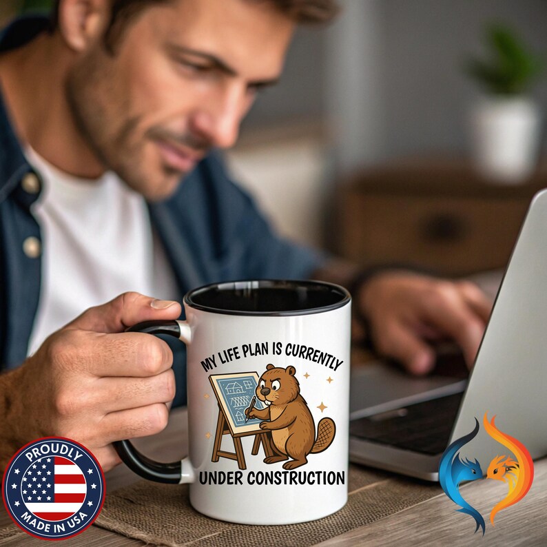 Funny 'life Plan Under Construction' Coffee Mug: Sarcastic Tea Cup - Etsy