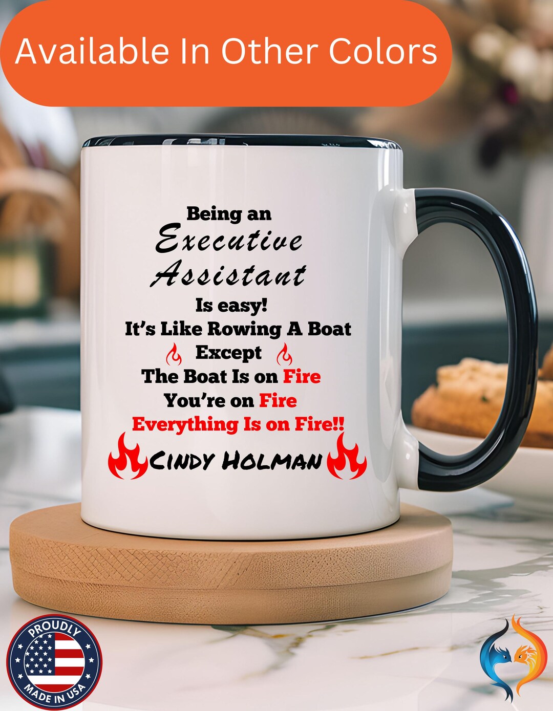 Funny Executive Assistant Mug: Personalized Admin Gift, Team Building ...