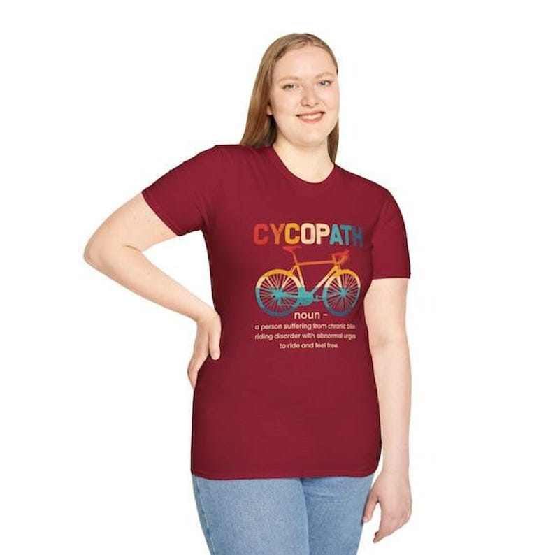 Cycopath Funny Cycling T-shirt: Biker Pun Tee for Cyclists - Etsy