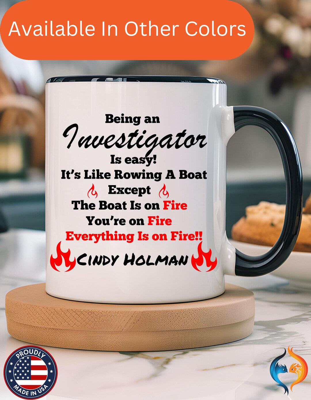 Personalized Investigator Mug: Funny Work Gift, Team Building - Etsy