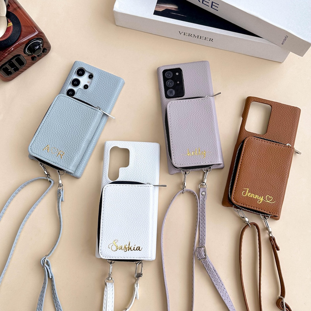 Leather Crossbody Wallet Phone Case, Model: Galaxy S26 S25 S24 Ultra ...