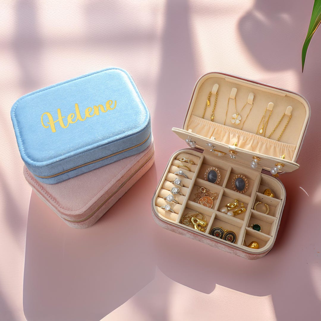 Personalized Name Jewelry Box, Girlfriend Christmas Gifts for Women ...