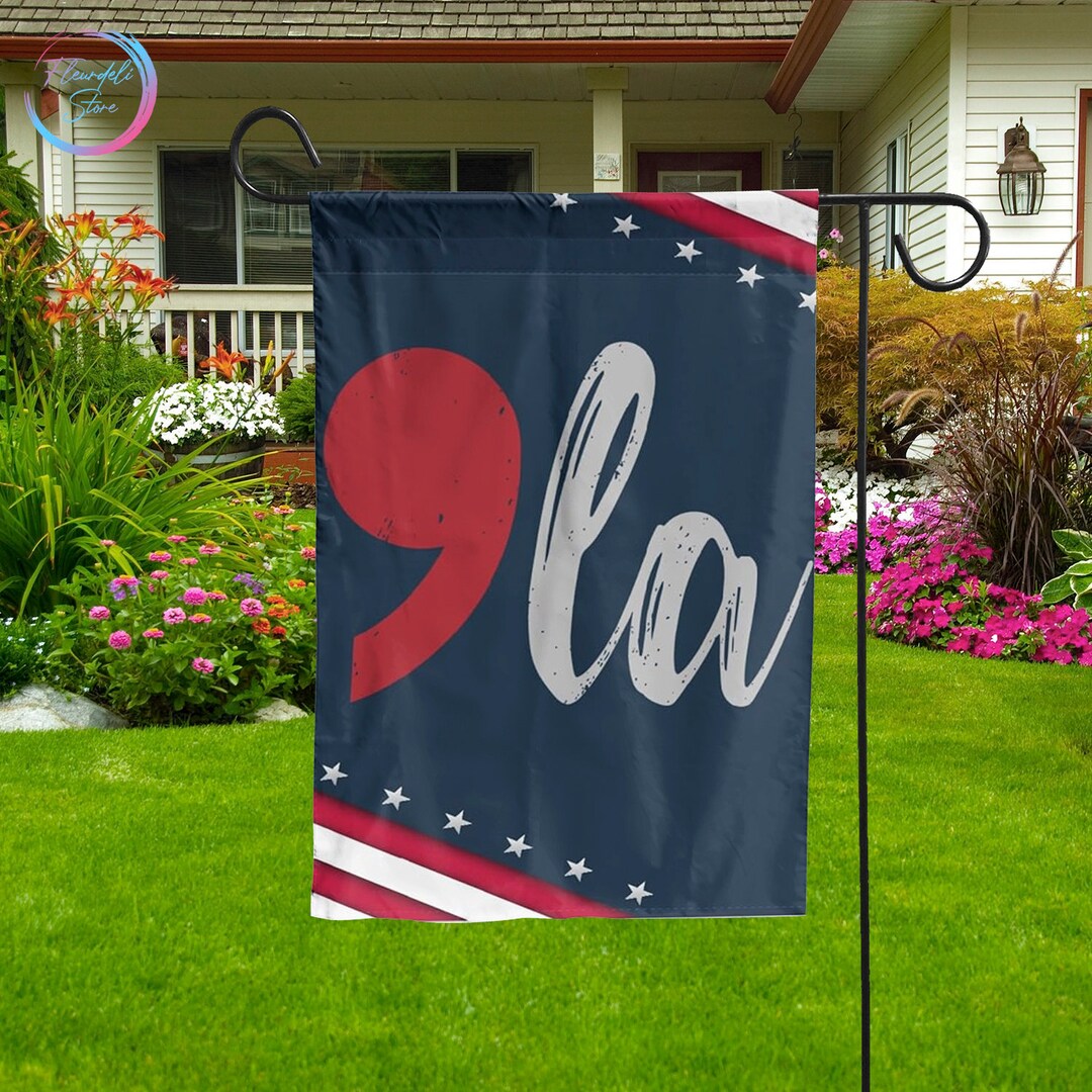 Kamala Harris 2024 President Comma La Outdoor Flags , Yard Flag One ...