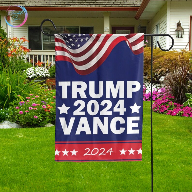 Trump Vance 2024 Flags, Flag, Trump Garden Flag, Trump 2024 House Flag ...