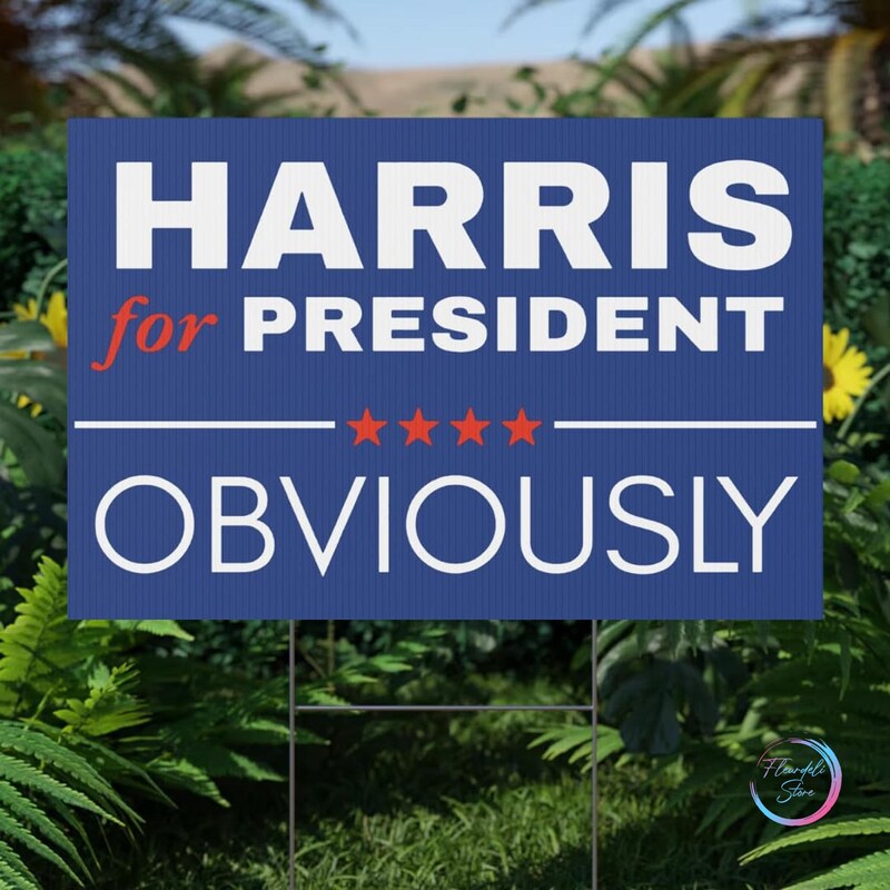Harris for President Sign - Etsy