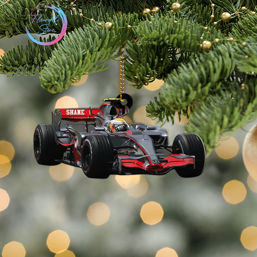 Personalized Formula 1 Racing F1 Racer Gifts Ornament Shape, Gifts for ...