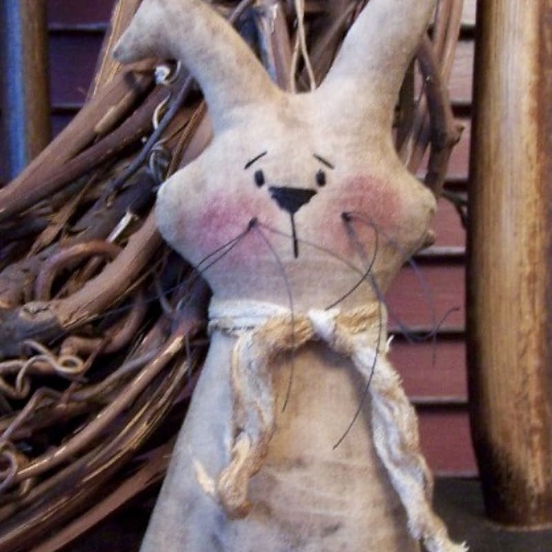 Prim Bunny - Etsy