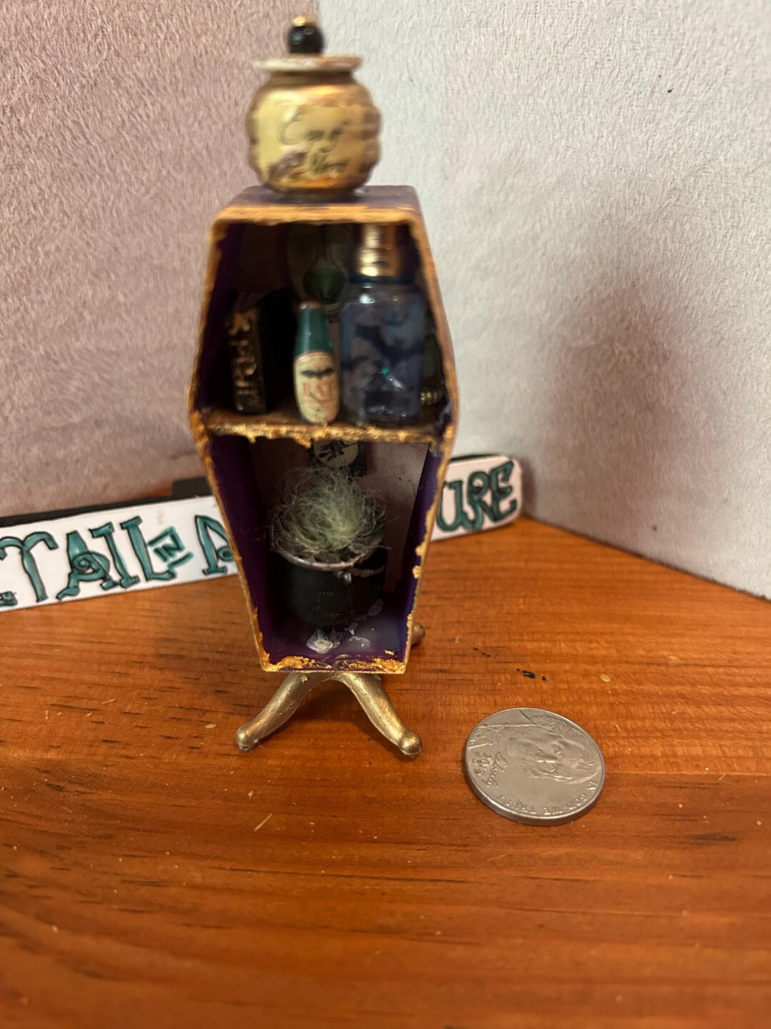 Tiny Coffin Shelf - Etsy