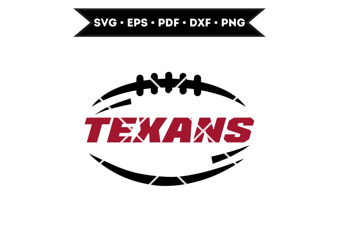 Texans Football SVG, Mascot Cut Files (digital Download) - Etsy