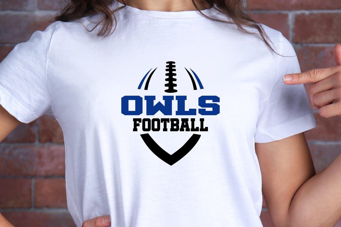 Owls Football SVG, Owls Svg, Owls Shirt Svg, Owls Mascot Svg, Owls Mom ...
