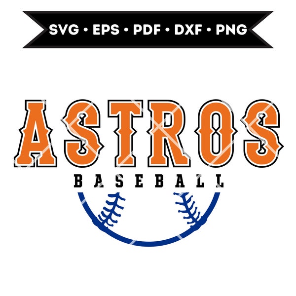 Astros Svg - Etsy