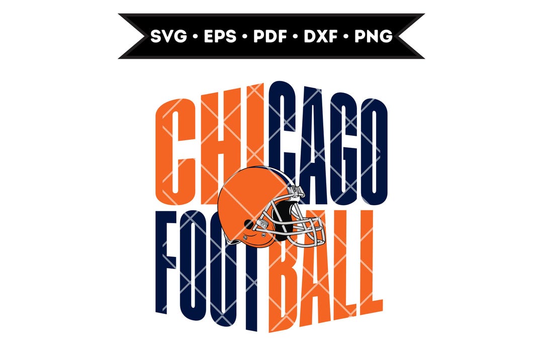 Chicago Svg, Chicago Football Svg, Football Team Svg, Svg for Cricut ...