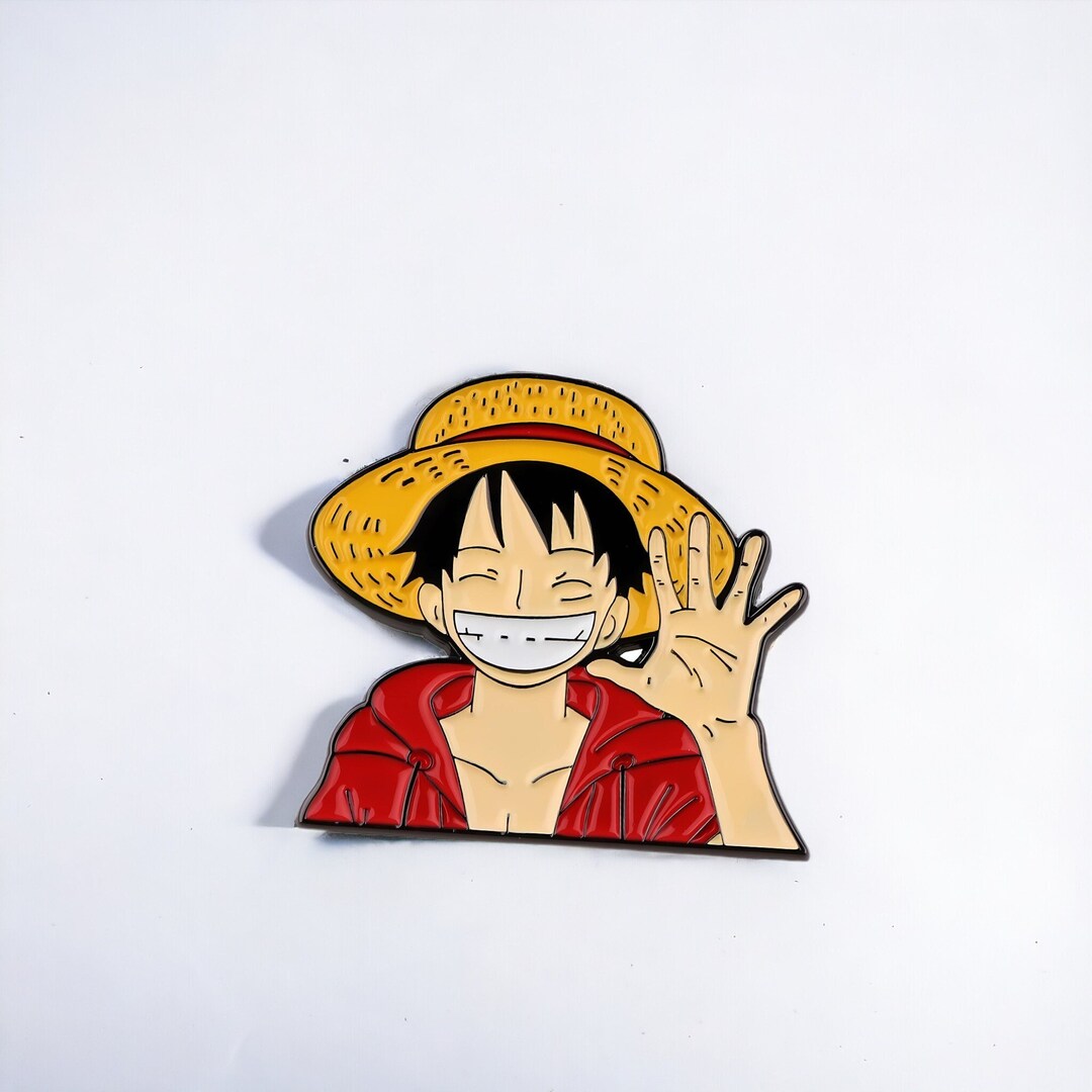 One Piece Luffy Enamel Pins, One Piece Anime Pins, Monkey D Luffy ...