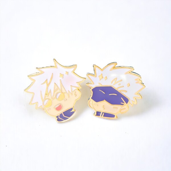 Enamel Pins Gojo Etsy