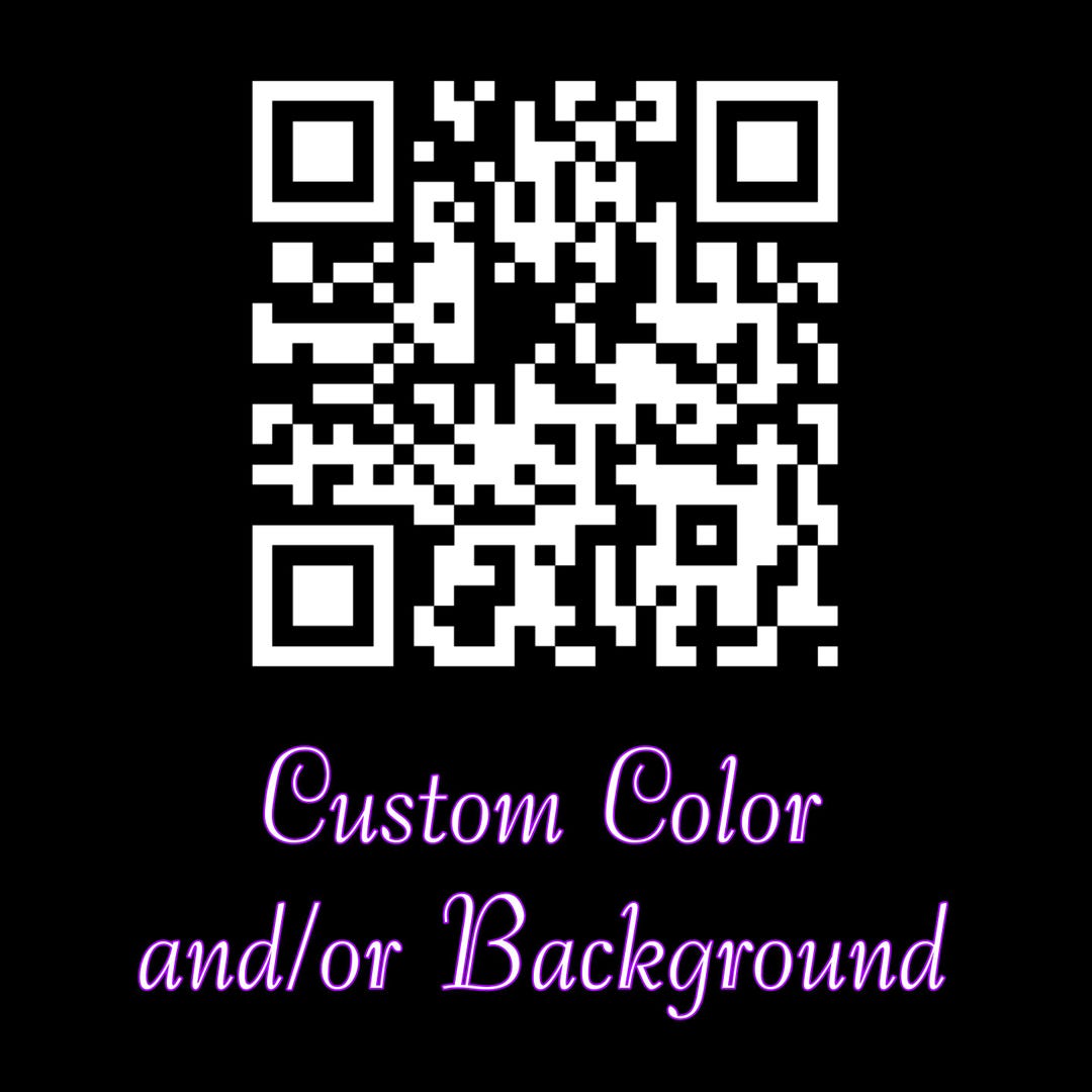 Custom QR Code | Digital Download | Small Business, Website, Social ...