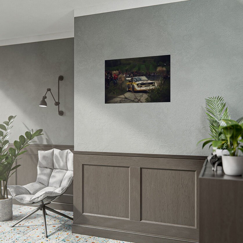 Retro Rally Poster, Rolled Posters, Audi Quattro S1 Group B, Walter ...